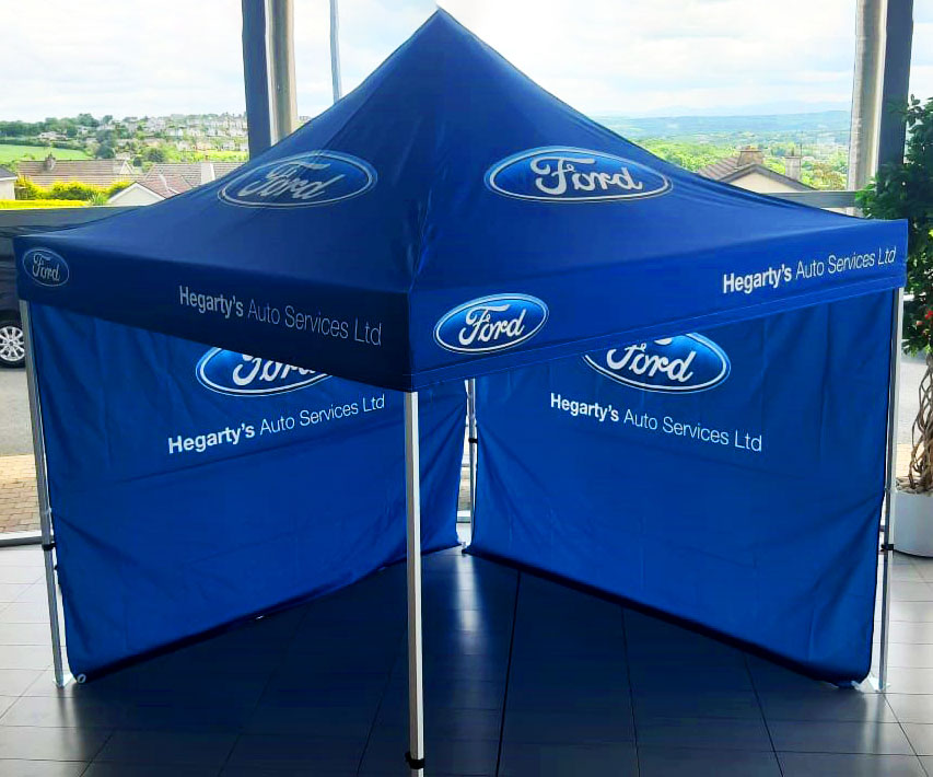 Branded Gazebos Ireland | Custom Printed Tents